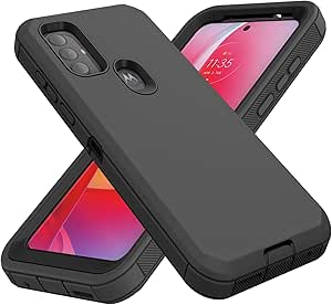 Amazon.com: for Motorola Moto G Play 2023 Case, Heavy Duty Defender Case Shockproof Dustproof ...