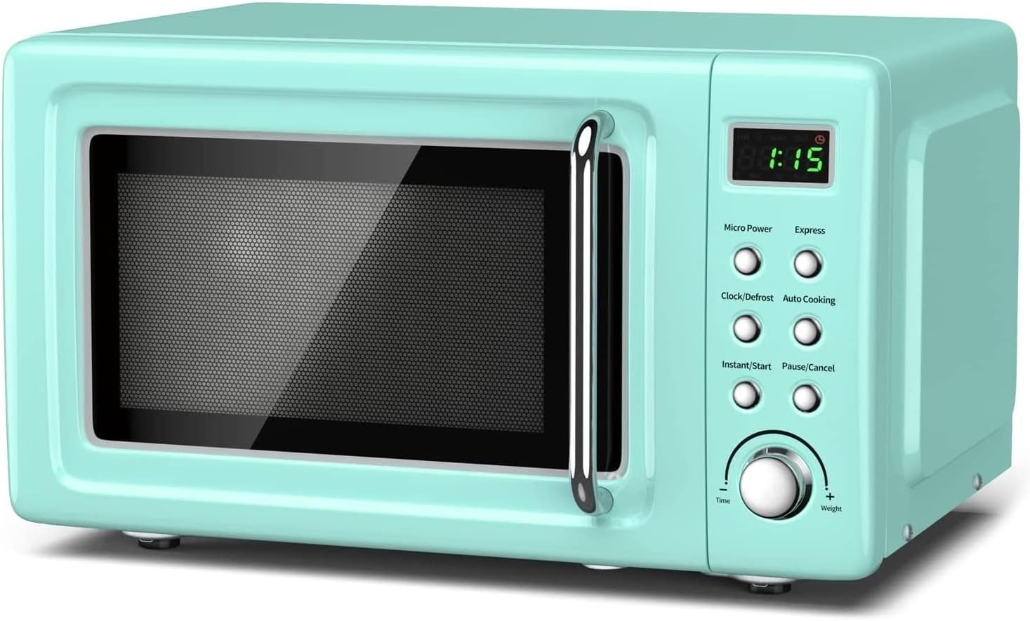 Amazon.com: SIMOE Countertop Retro Microwave Oven, 0.7 Cu Ft Small ...