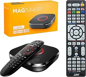 Infomir MAG 544 W3 4K Wi-Fi Linux TV Box 2023 incorporado banda dual 2 ...