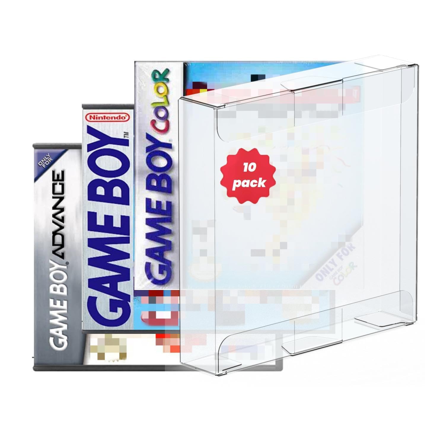 Amazon.com: 10 Pack Video Game Protector Suitable for Original Game Boy ...