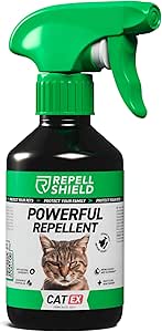 RepellShield Cat Repellent Spray - Natural Citronella Oil, Pet-Safe ...