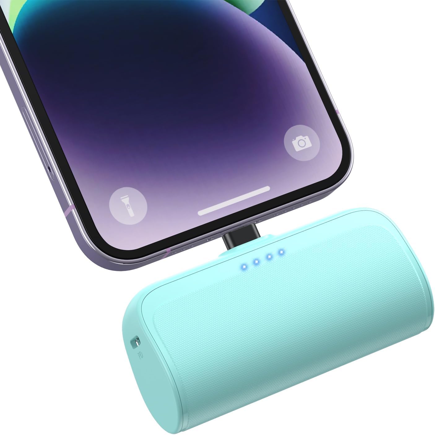 Amazon.com: Mini Portable Charger Power Bank for iPhone,5200mAh ...