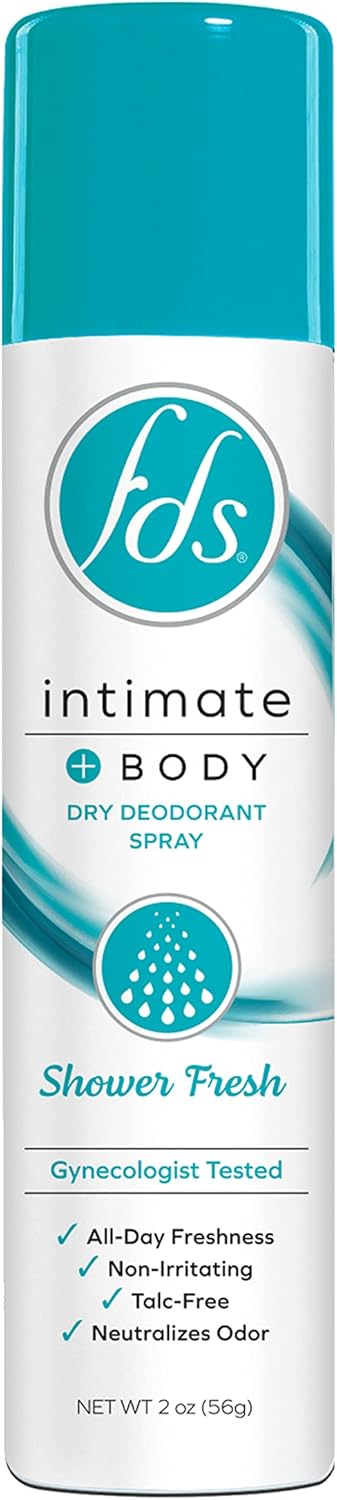 Buy FDS Intimate Deodorant Spray, Shower Fresh, 2 oz, Feminine Spray ...