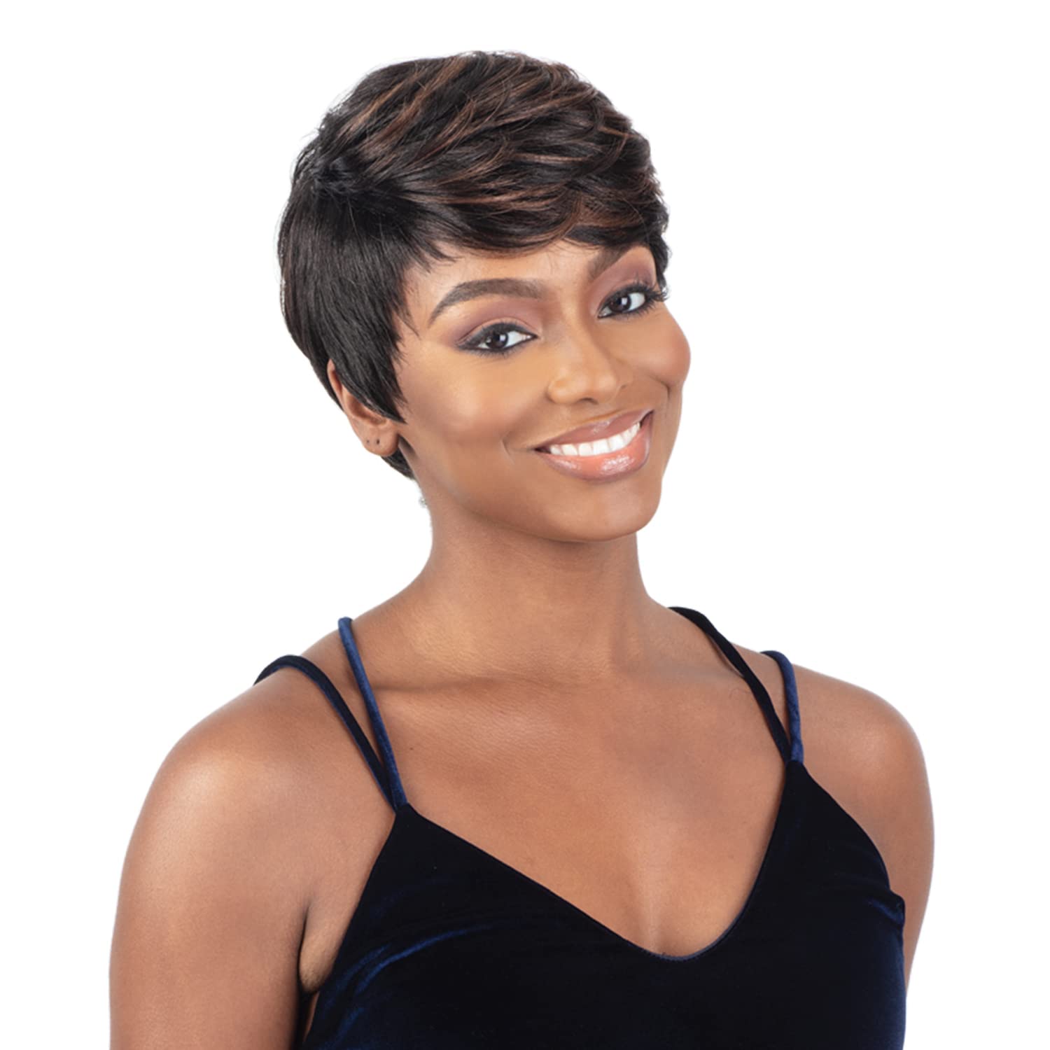 Amazon.com : FreeTress Equal Lite Wig 016 (1B) : Beauty & Personal Care