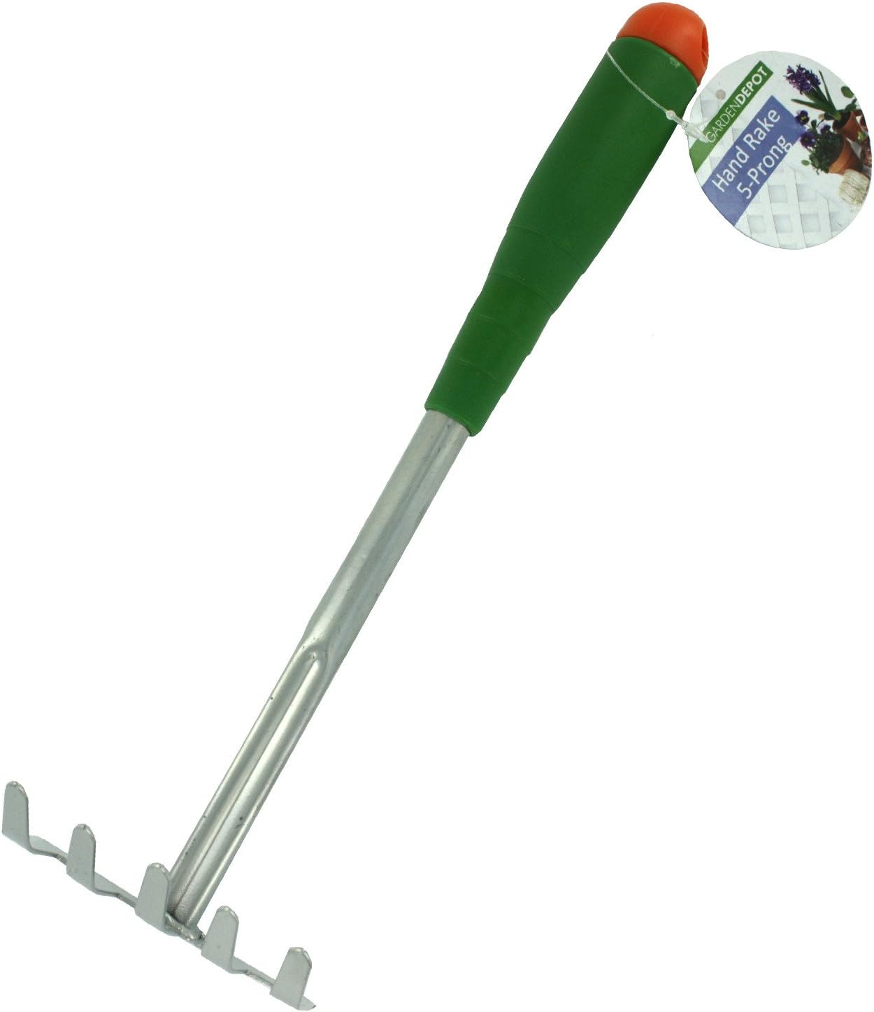 Kole Five-Prong Garden Hand Rake : Amazon.co.uk: Garden