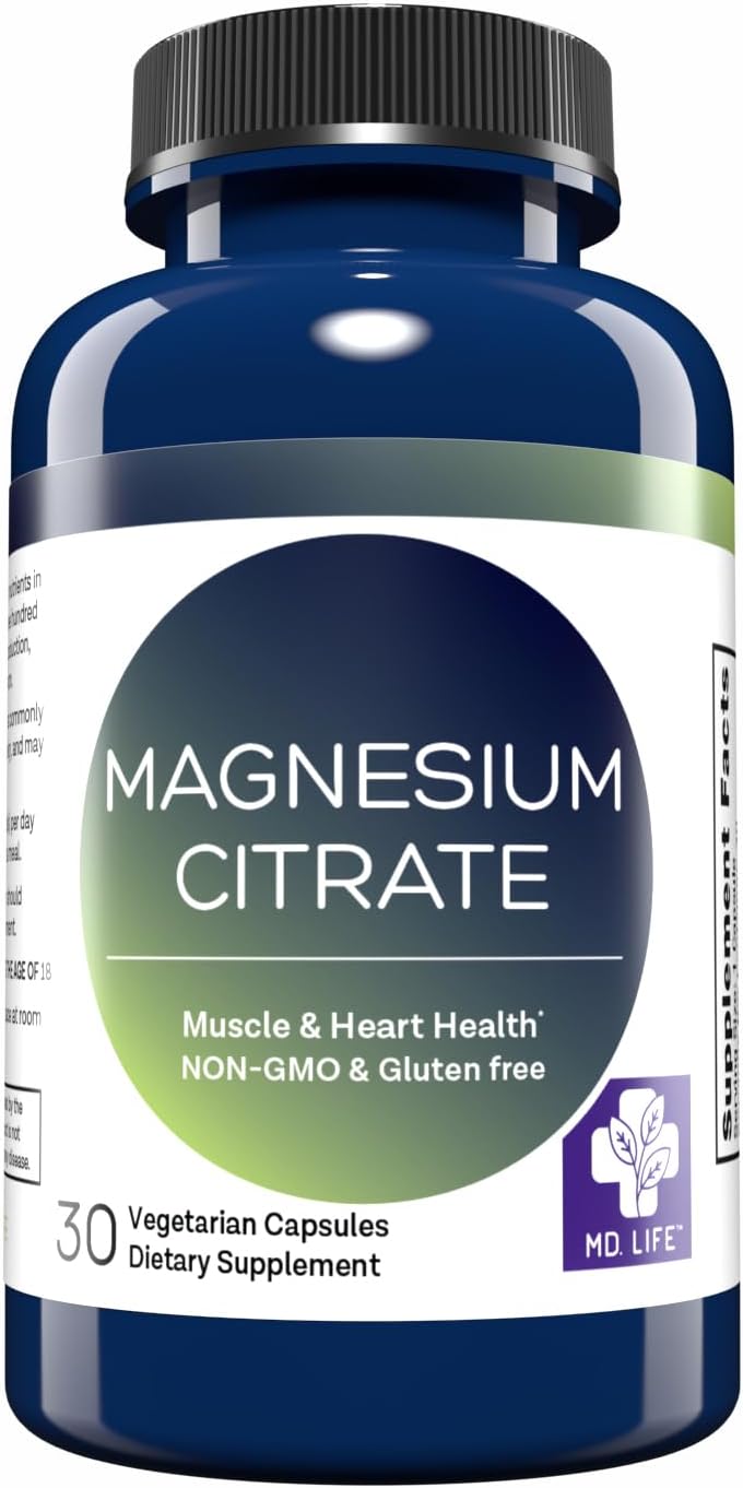 Amazon.com: Magnesium Citrate 200mg 100 Tablets (Pack of 2) : Health ...