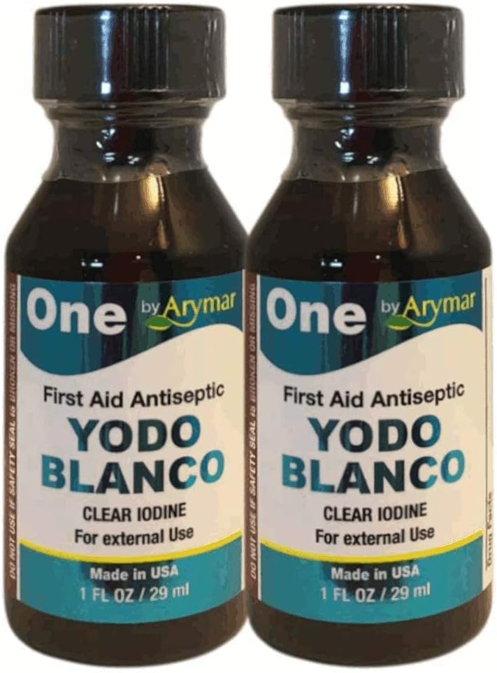 Amazon.com: Arymar YODO Blanco - Clear Iodine (Pack of 2) 1 Fl oz Each ...
