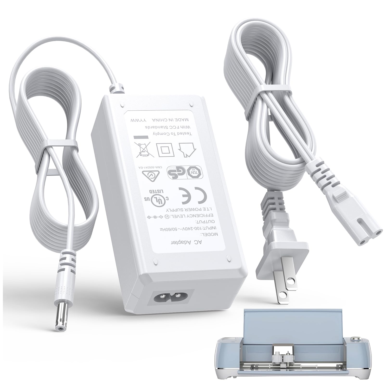 Amazon.com: 18V Power Cord for Cricut Cutting Machine Explore Air 2 ...