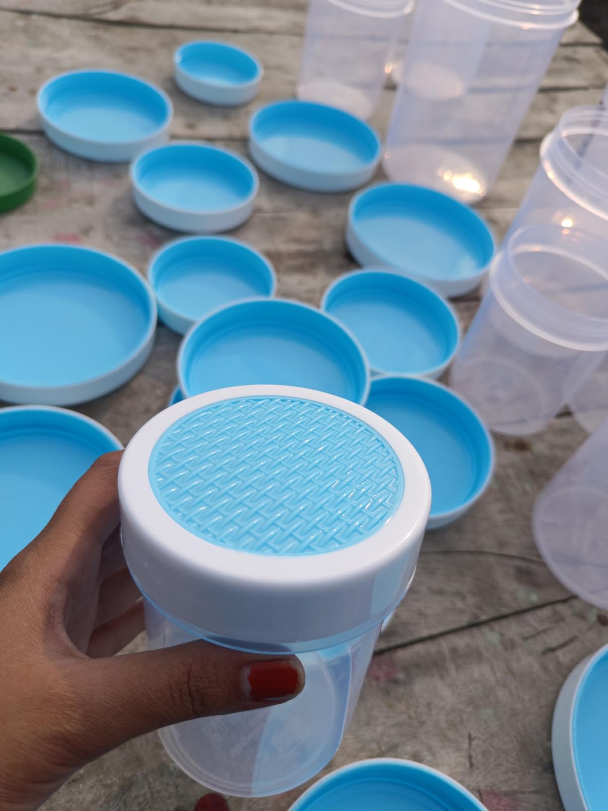 Buy CELLO Plastic Magna Container Set of 16 (500ml x 4, 750ml x4 ...