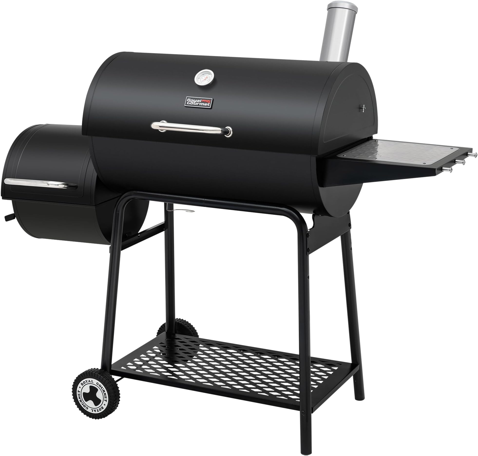Amazon.com : Burch Barrel BBQ Grill & Fire Pit Combo – Adjustable ...