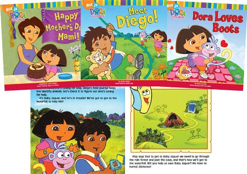 Amazon.com: Dora the Explorer Set 2: 9781599612379: Inches, Alison ...