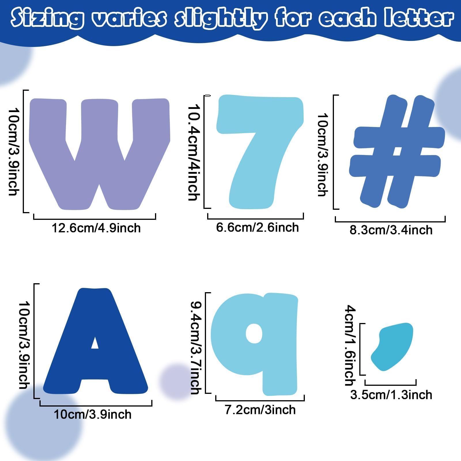 Snapklik.com : 260 PCS Bulletin Board Letters For Classroom 4" Letter ...