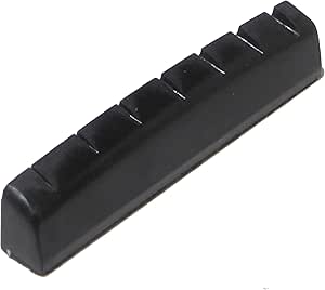 Seven string guitar top nut 48mm wide in black, Tough UREA resin ...