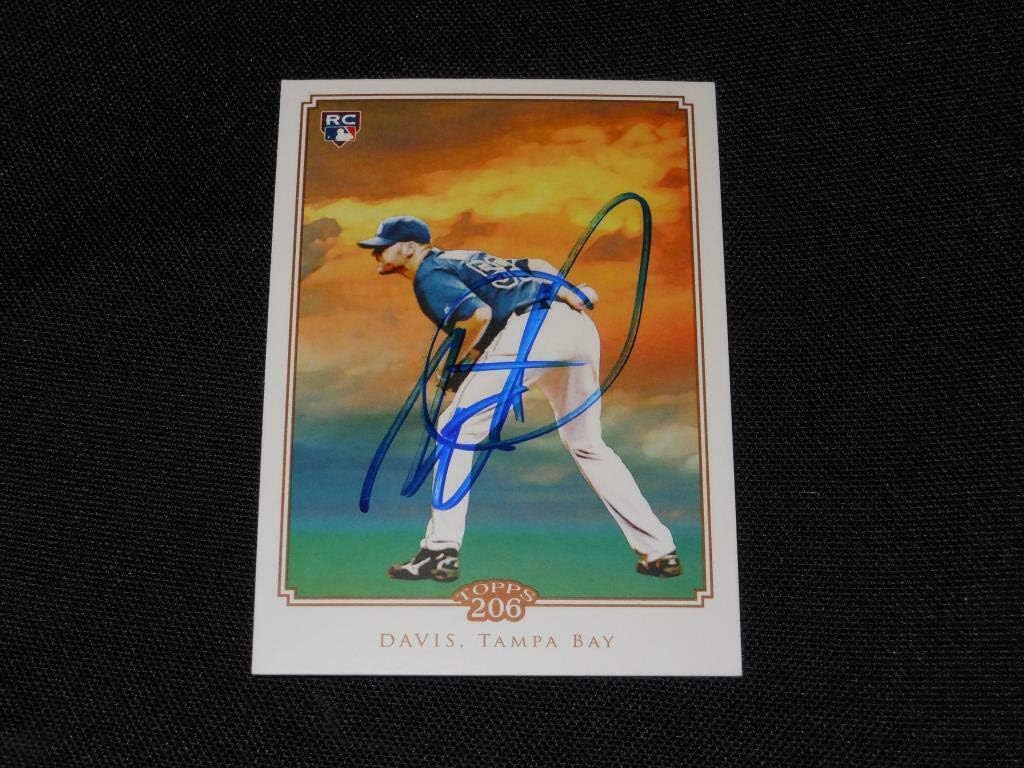 Tampa Bay Rays Wade Davis Signed 2010 Topps 206 Autograph Card S14 at ...