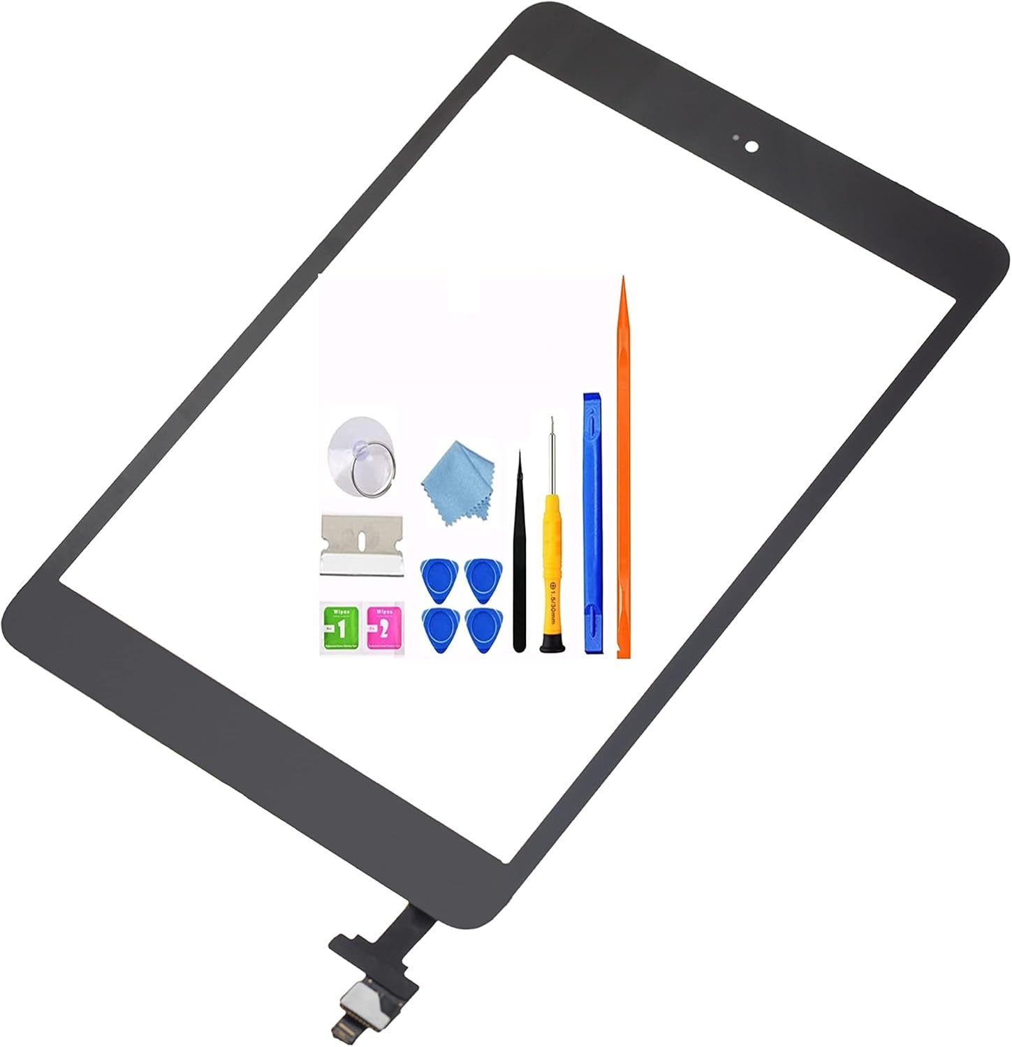 Amazon.com: New Touch Screen Digitizer Parts for iPad Mini 1 2 A1432 ...