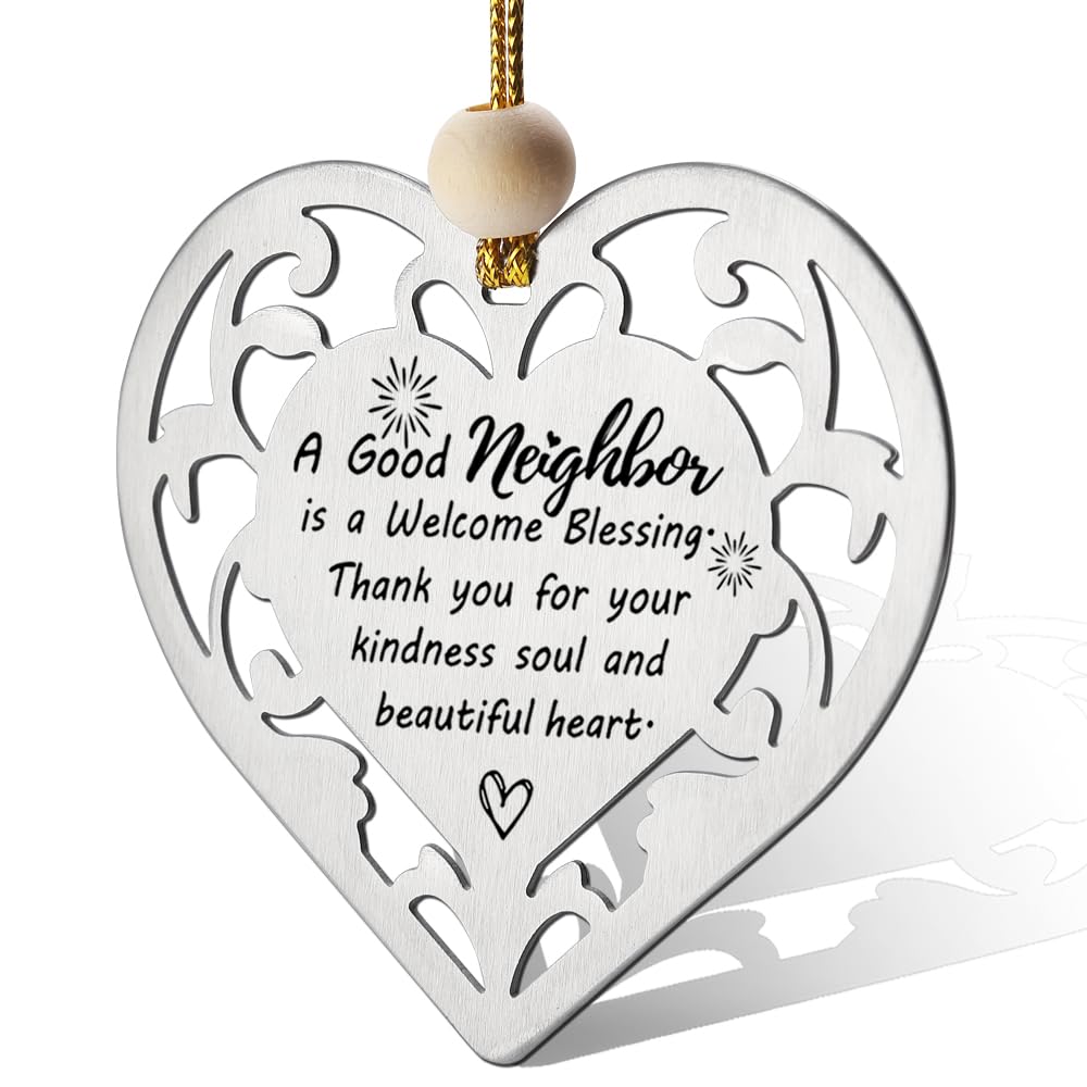 Amazon.com: A Good Neighbor is a Welcome Blessing, Thanksgiving Gift ...