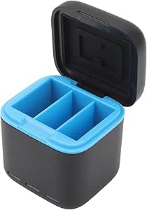 Action Camera Battery Charger, 3 Channel USB Charger Triple Battery ...