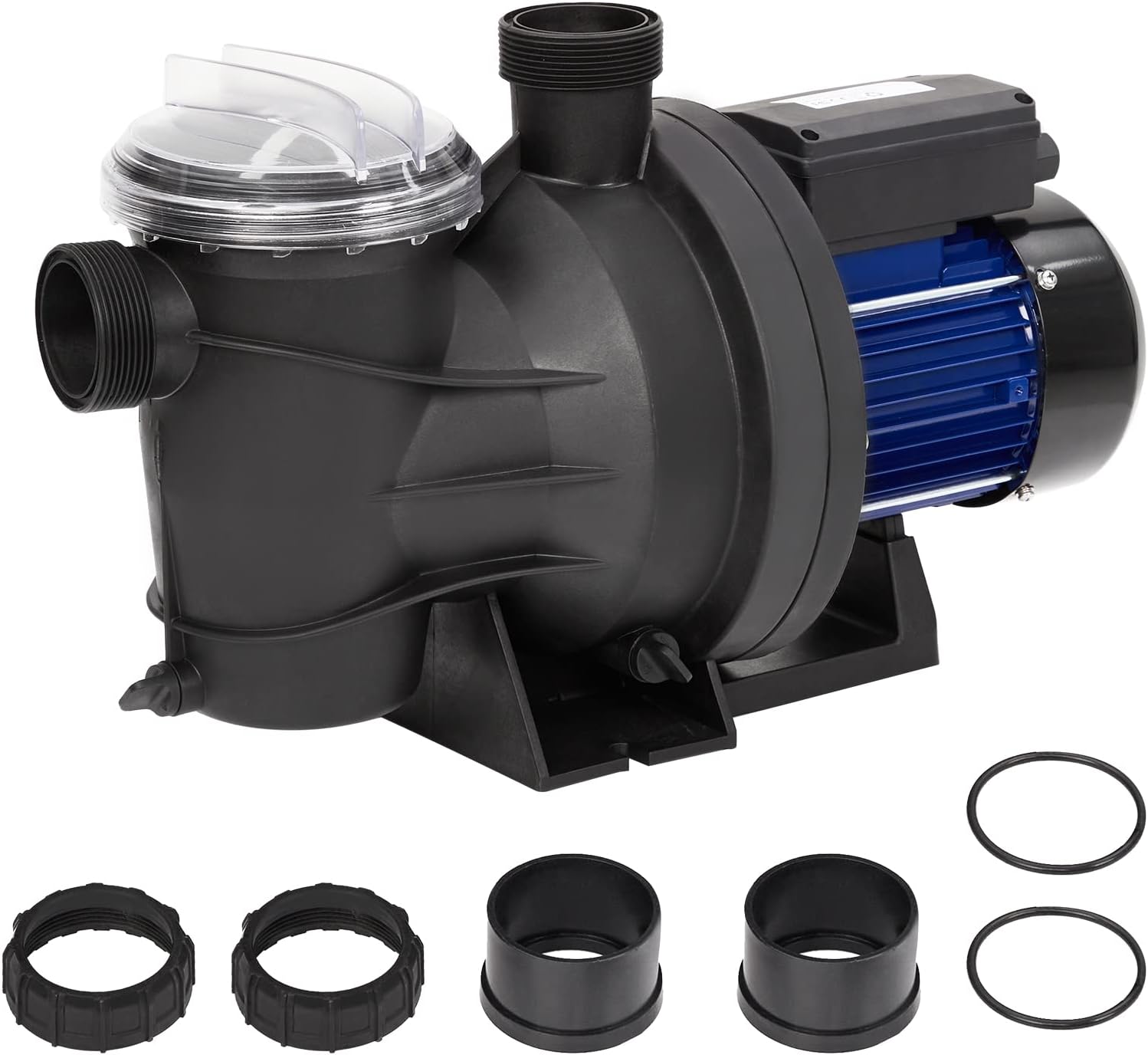 Amazon.com : 1.1HP Pool Pump for Swimming Pool In/Above Ground Water ...