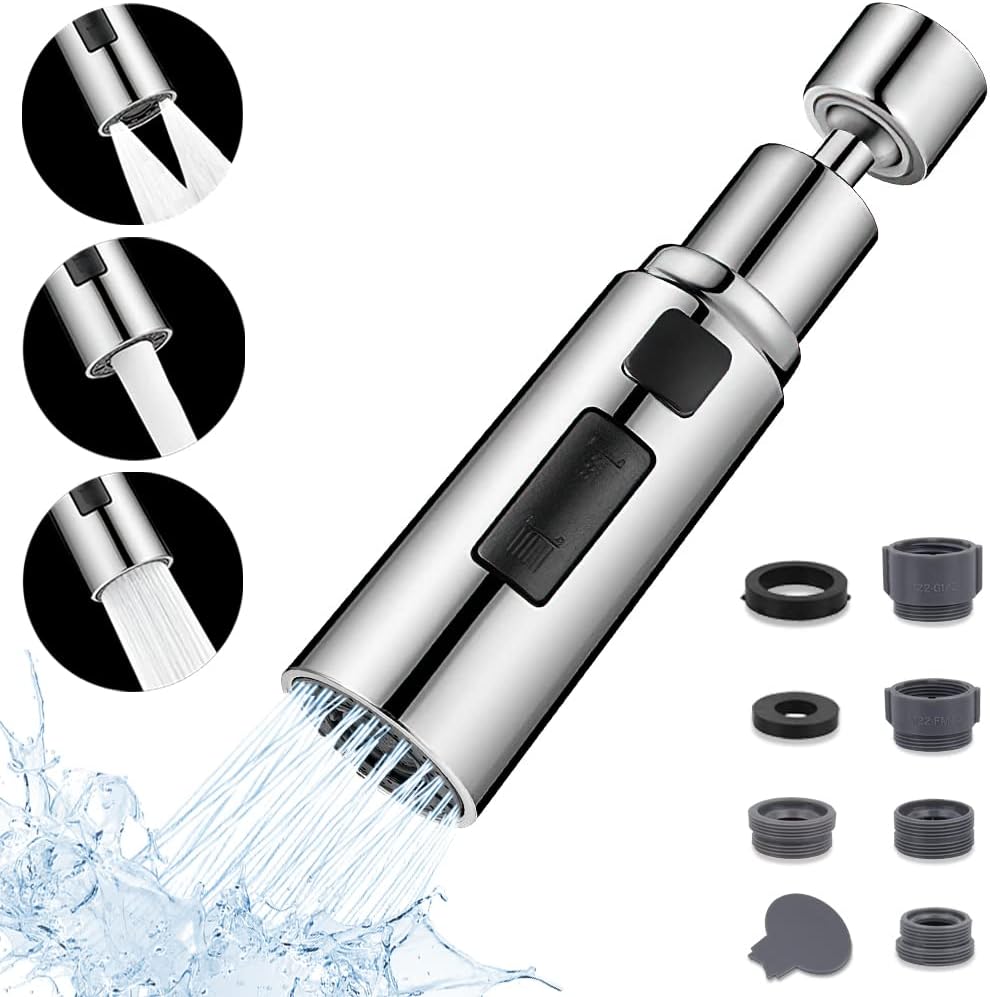Wasserhahn Aufsatz mit FM22 M24 M20 Perlator Extender und Filter,360 ...