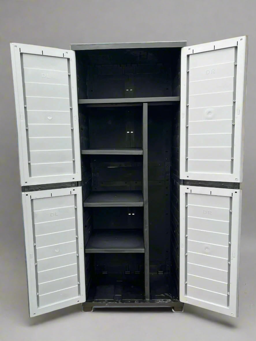 Garden Store Direct Plastic Utility Cabinets With 2 or 4 Shelves, 01 ...