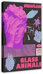 Amazon.com: Glass Animals Album Cover 2 Canvas Poster Bedroom Decor ...