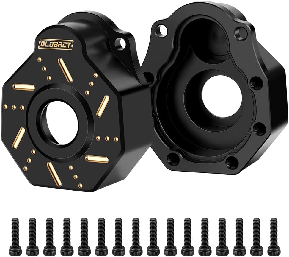 Amazon.com: GLOBACT Brass Heavy Weight Front Rear Outer Portal Housing ...