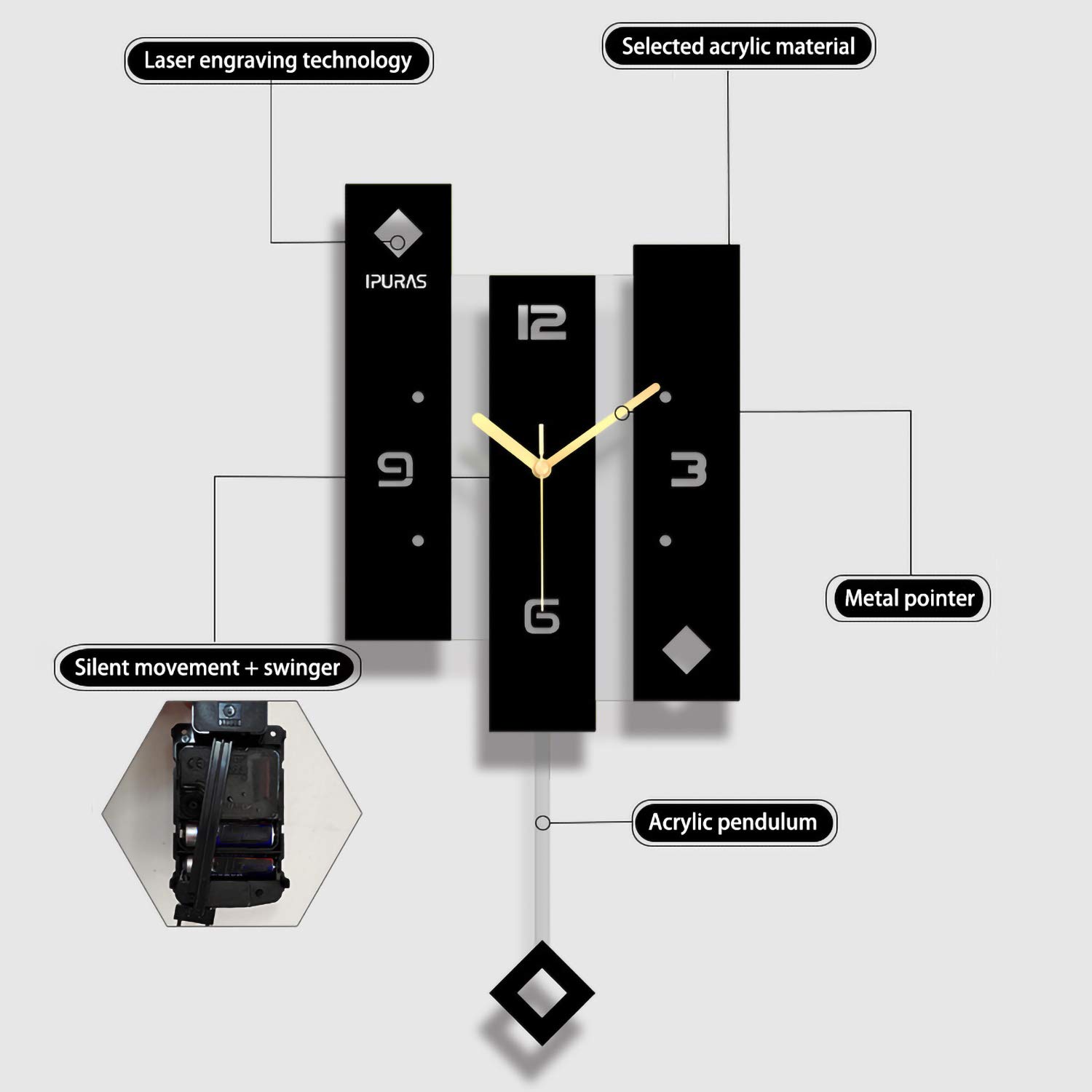 Grandfather Clock Pendulum Diagram