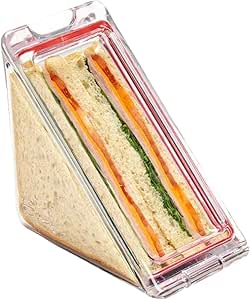 Sandwich Wedge Box - Clear Triangle Sandwich Box | Sandwich Box ...