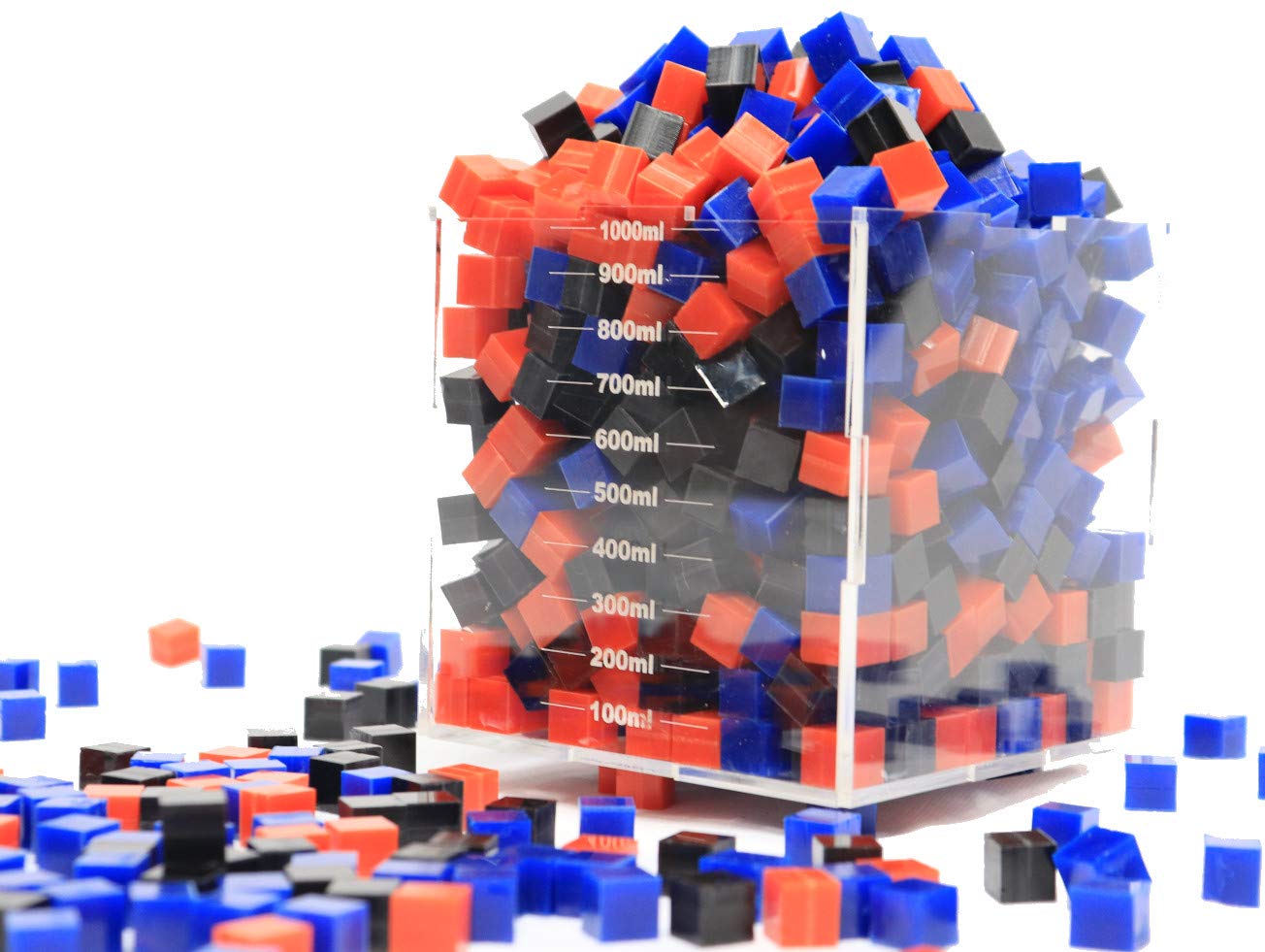 Buy Mathworld litre cube consists of 1000 cube bits mathematics kit ...