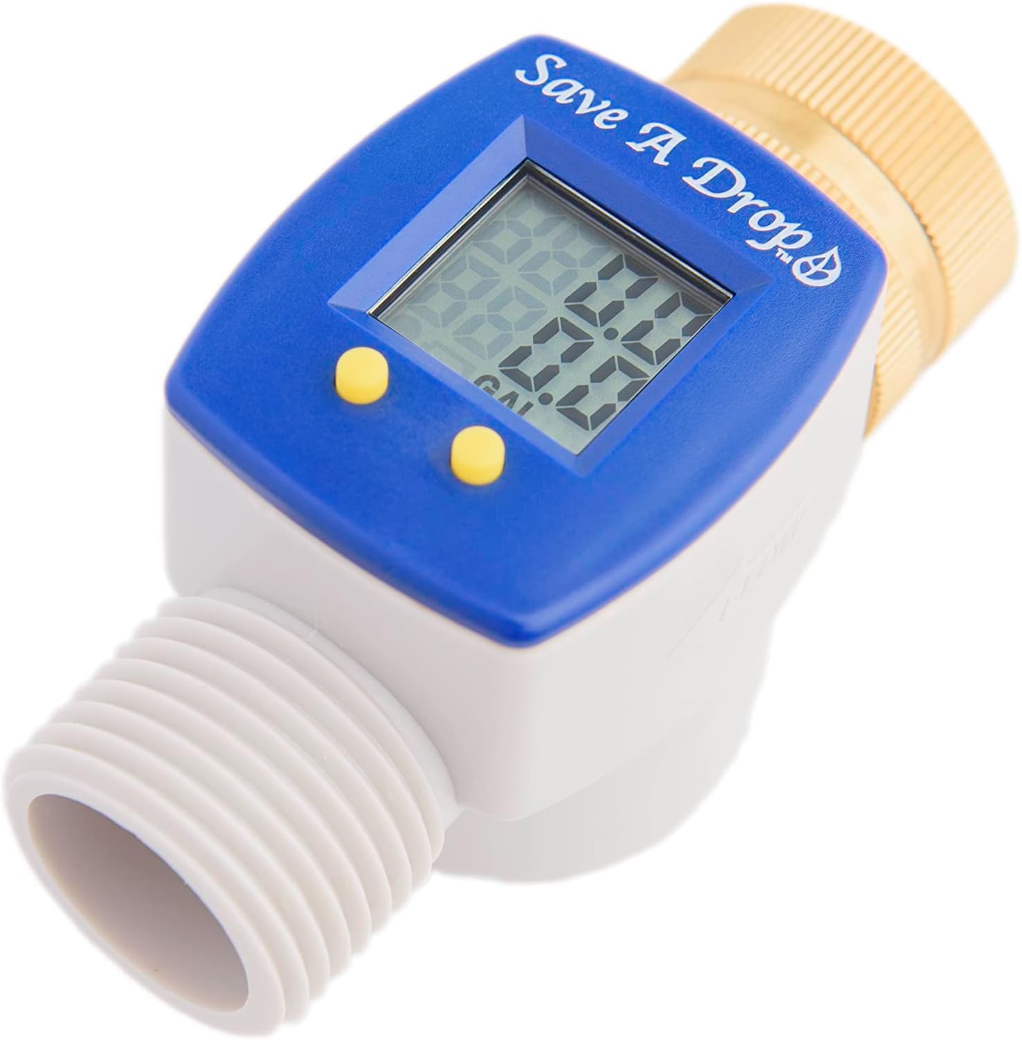 Amazon.com : SAVE A DROP P3 Water Flow Meter with Heavy Duty Brass ...