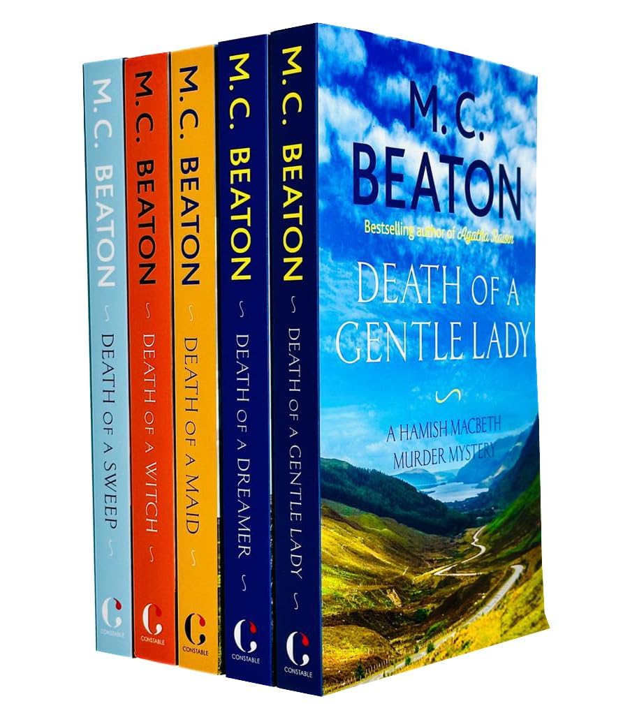 Hamish Macbeth Murder Mystery Death Series 5 Collection 5 Books Set By ...