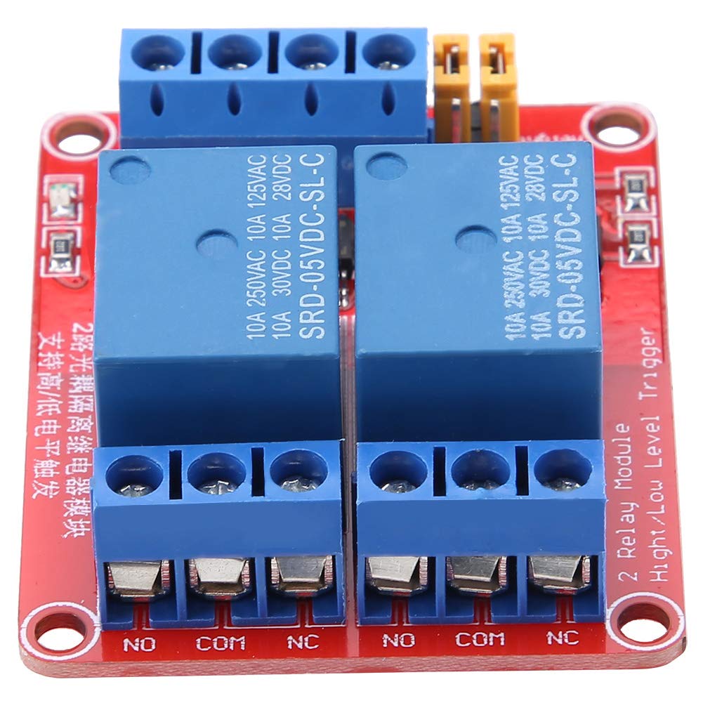 2 Channel Relay Module with 2 Channel Relay Module, High and Low Level ...