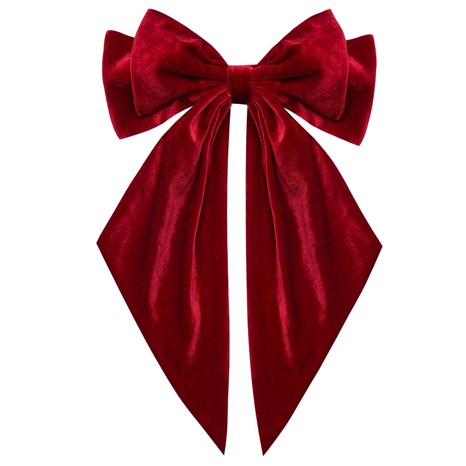 Amazon.com : Exquisite Velvet Bow Hair Accessory Velvet Large Hair Bow ...