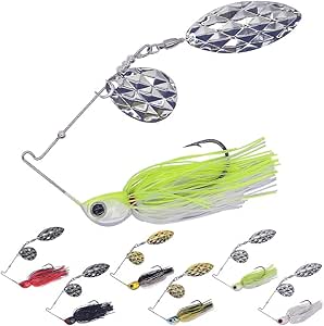 Amazon.com : XFISHMAN-Spinner-Baits-for-Bass-Fishing-Lures-Colorado ...