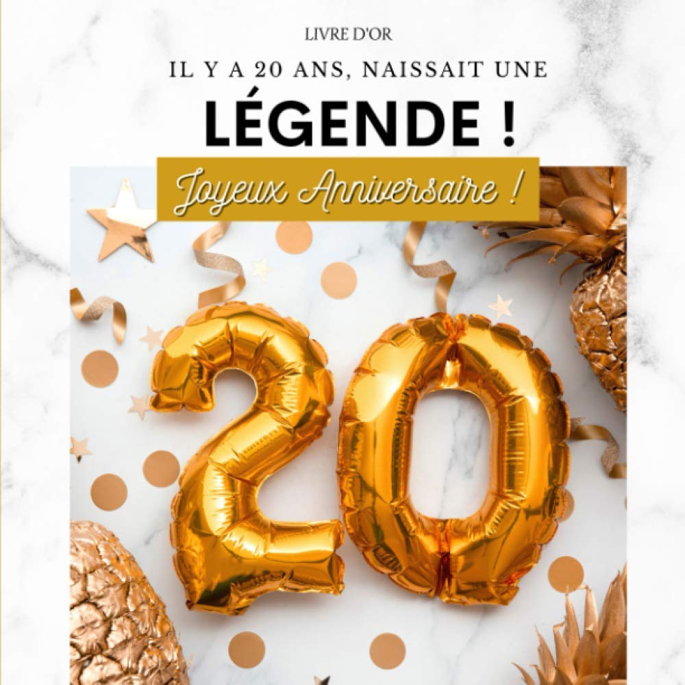 Buy Livre d'or. Il y a 20 ans naissait une légende ! Joyeux ...