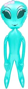 Amazon.com: FAVOMOTO Inflatable Alien Balloons Blow Up Alien Figure ...