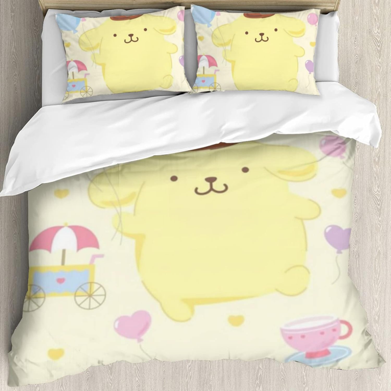 Amazon.com: Cute Dog Comforter Set 3 Piece Twin Boys Girls Cartoon ...