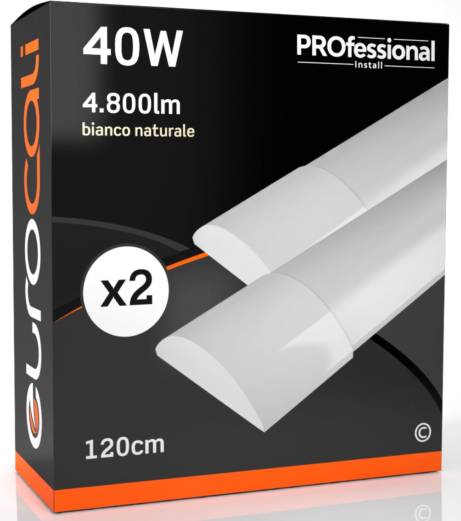 DISANO 970 THEMA PLAFONIERA STAGNA LED 34W LUCE NATURALE 4000K PER ...