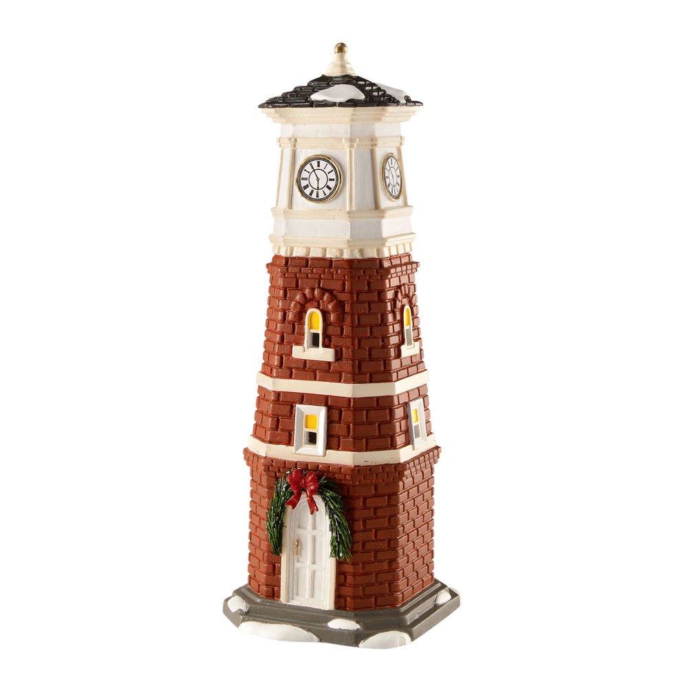 Amazon.com: Department 56 Snow Village Clock Tower : Home & Kitchen