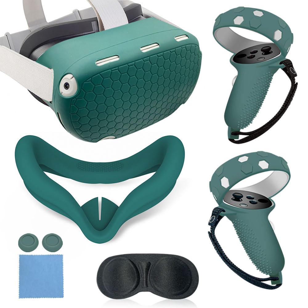 Amazon.com: VR Cover Accessories Set Compatible with Meta Quest 2 ...