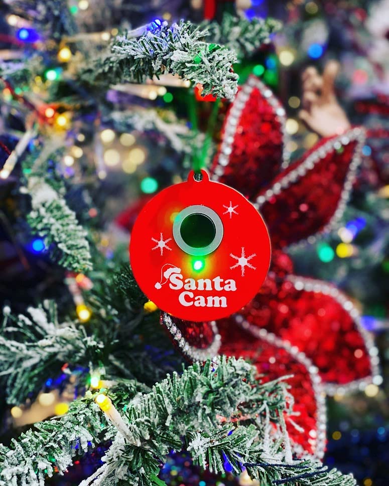 Santa Cam Ornament Premium Working Led Fake Santa Cam On | Desertcart ...