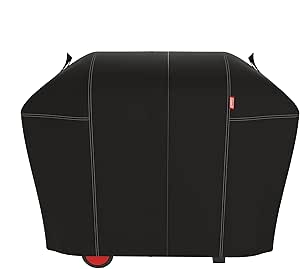 Coleman Cookout Heavy-Duty Cover for 3 and 4-Burner BBQ Grills, Expandable, Weather-Resistant ...