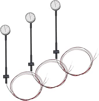 VGOL 3pcs LQS62N Model Railway N Scale 1:160 Model Watch Lamp Platform ...