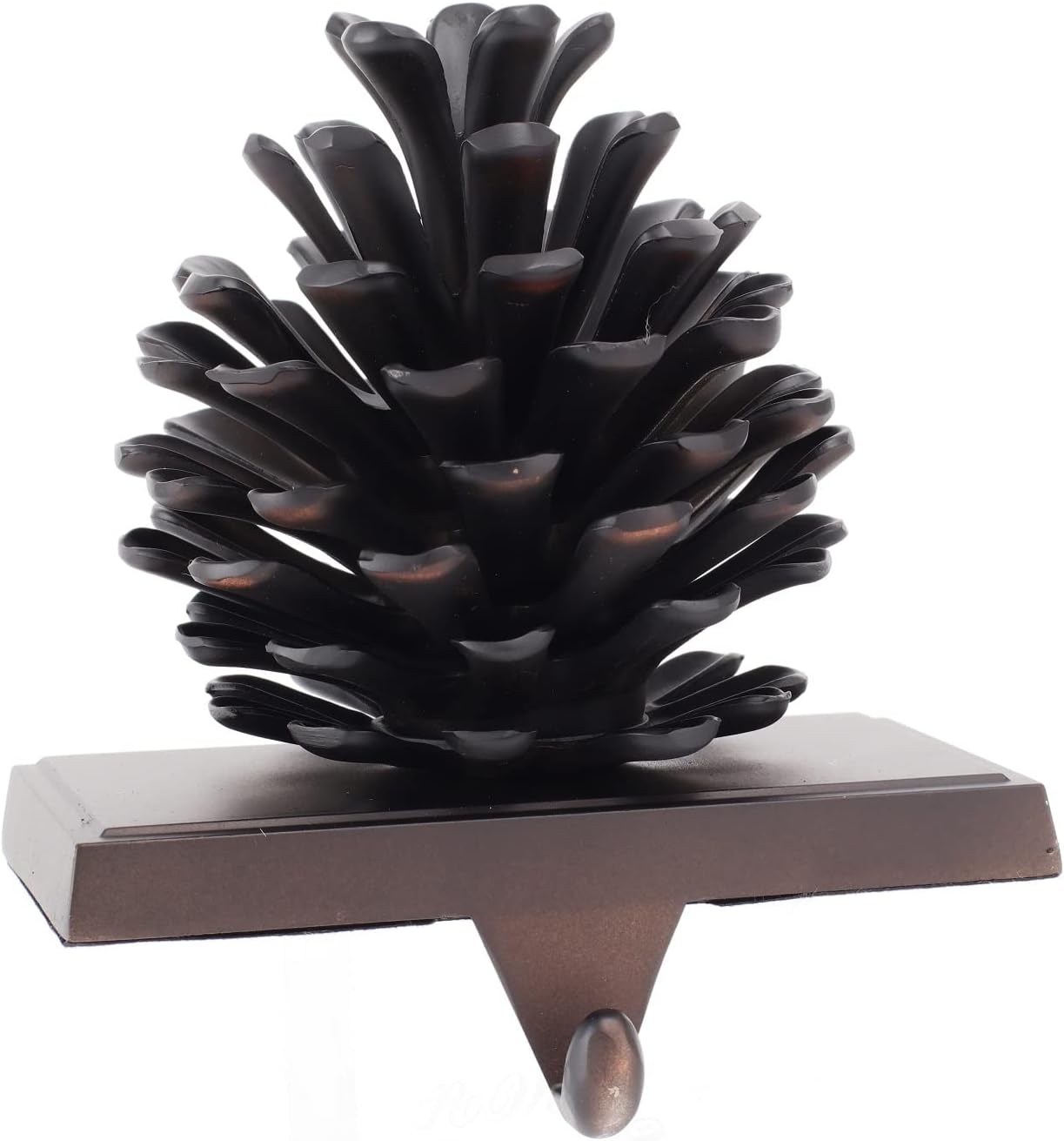 Amazon.com: Pinecone Christmas Stocking Hanger for Mantel, Weighted ...