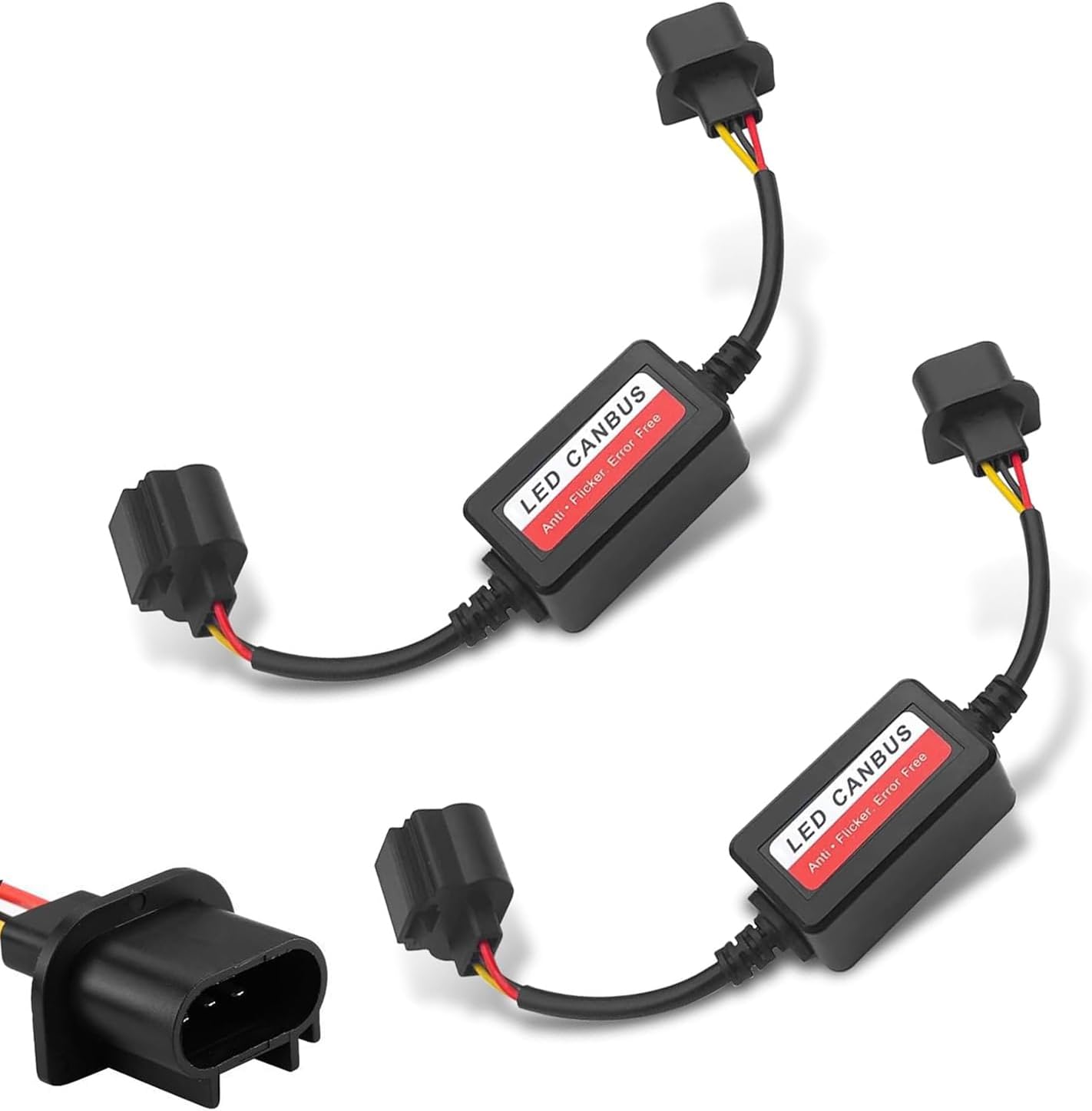 Amazon.com: dawfall 2 PCS Car H13/9008 LED Light Decoder, Radio Audio ...