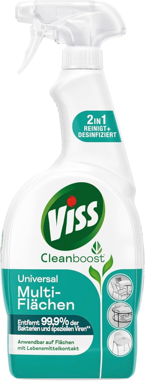 Viss Cleanboost Universal 2-in-1 reinigt und desinfiziert 750 ml