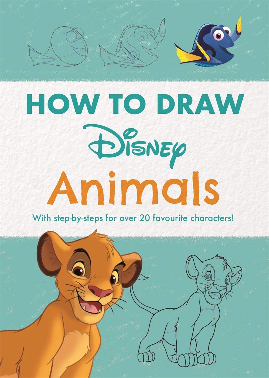 Disney How To Draw Animals: Walt Disney Company Ltd.: 9781787417120 ...