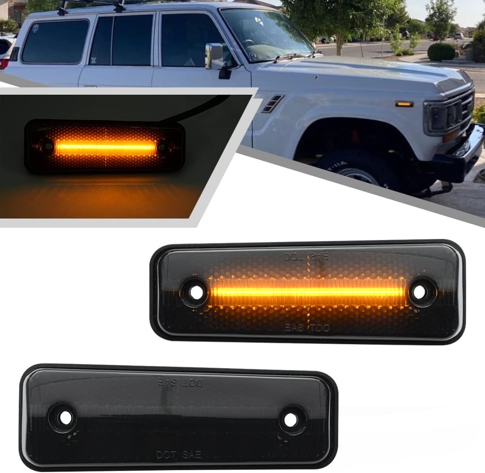 Amazon.com: 2Pcs Celica Amber LED Side Marker Light Assembly for Toyota ...