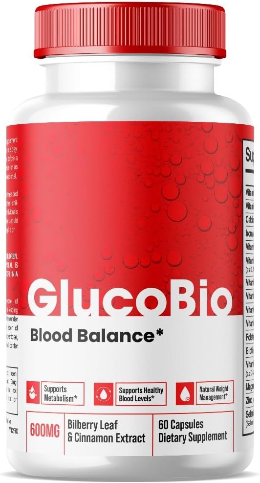 Amazon.com: (1 Pack) Glucobio Blood Support Advanced Formula Capsules ...