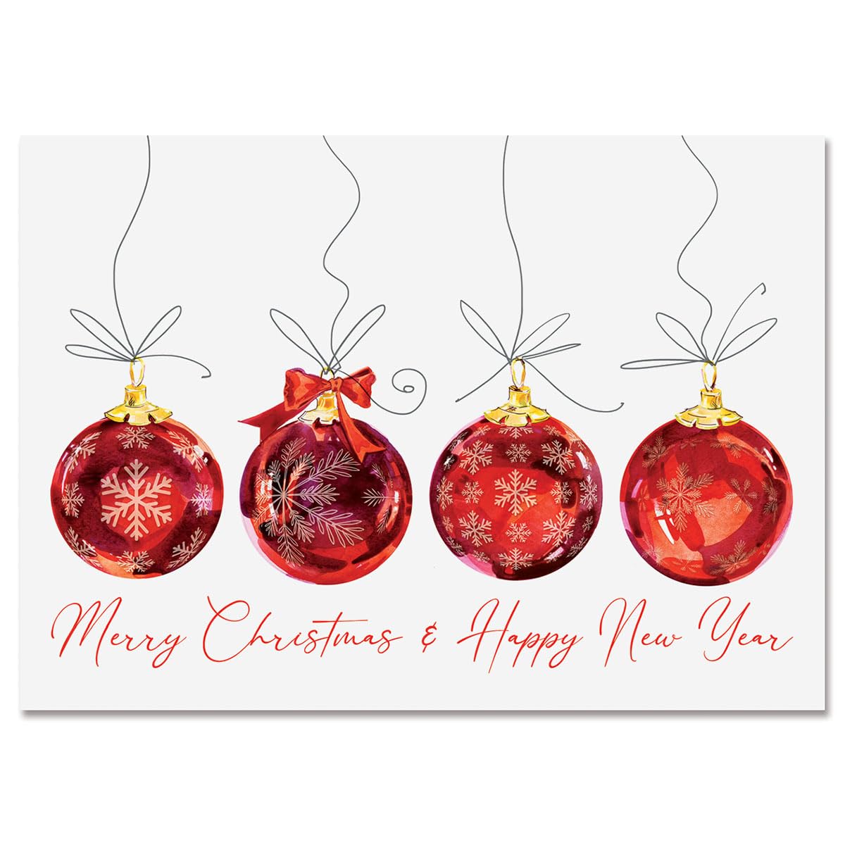 Amazon.com : Current Joyful Ornaments Personalized Christmas Greeting ...